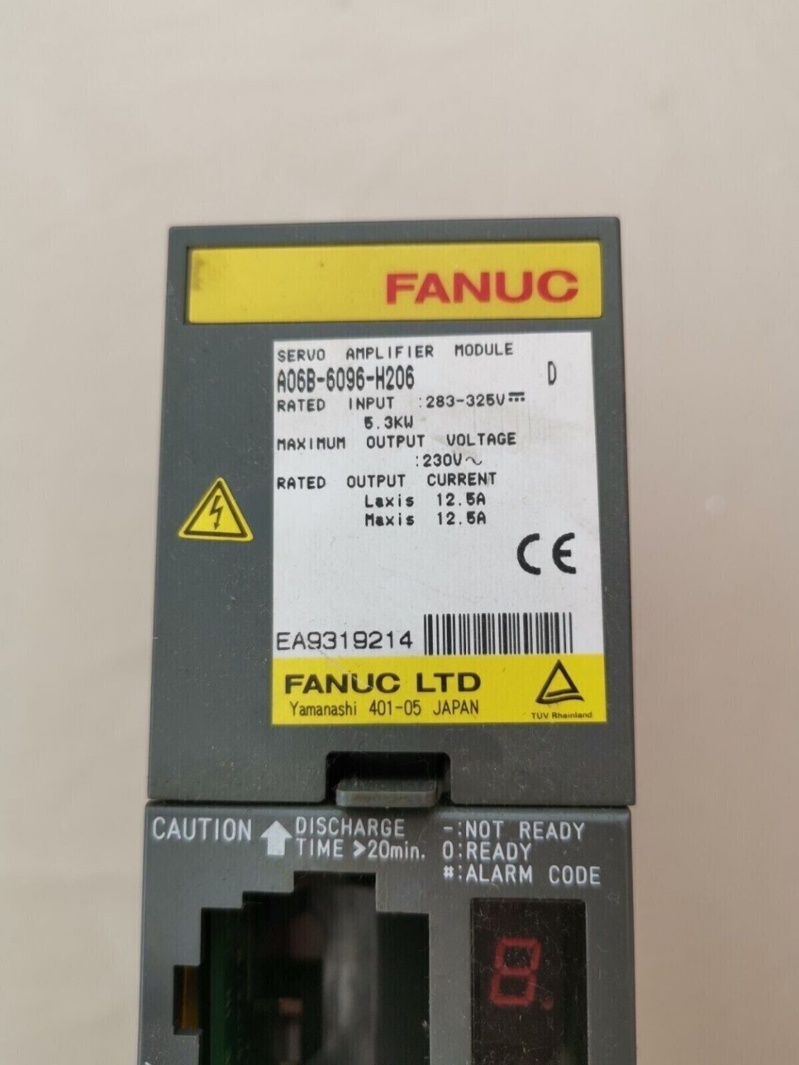FANUC Servo Amplifier Module A06B-6096-H206 - CNC JAPAN
